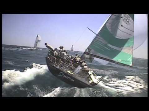 TP52 Quantum Racing on the edge downwind in big breeze - YouTube ...