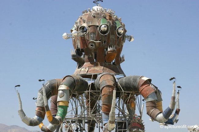 Duane Flatmo's el pulpo mechanico art car | Gentlemint