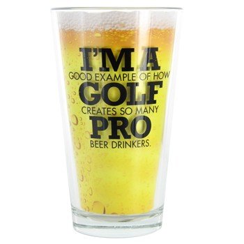 Bogey Pro "Golf Pro" Pint Glass | Gentlemint