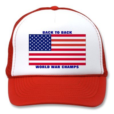 Undisputed world war champions hat from Zazzle.com | Gentlemint
