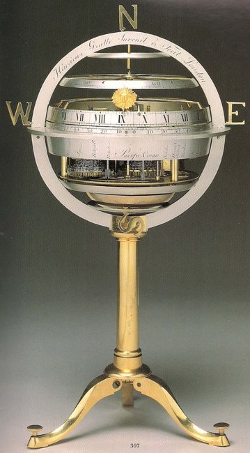 Spherical Eight-Day Skeleton Clock | Gentlemint