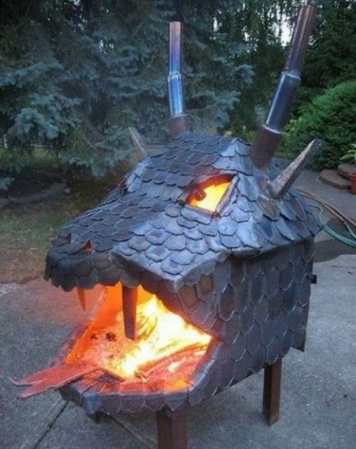 Dragon Head Fire Pit | Gentlemint