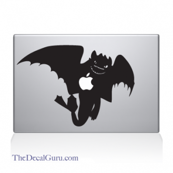 How To Train Your Dragon, Night Fury Macbook Decal | Gentlemint