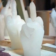 Middle Finger Candle | Gentlemint