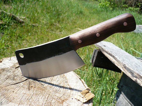 Hand forged cleaver Made to order by NateRunalsBlacksmith on Etsy ...