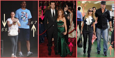 Celebrity Couples with big height difference: Ever wonder about kids ...