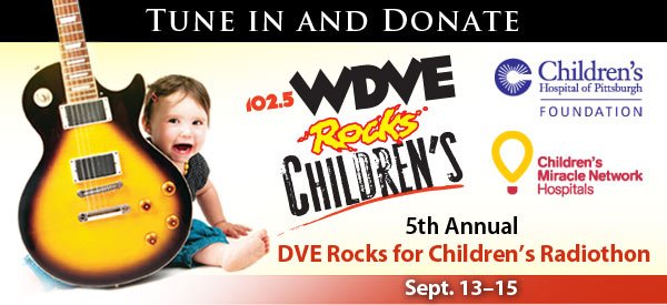 DVE Rocks for Children's - 102.5 WDVE | Gentlemint