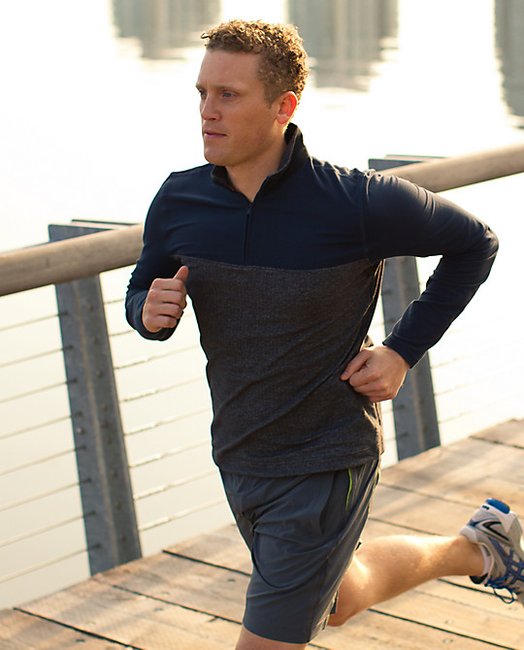 sprint zip | men's running tops | athletica | Gentlemint
