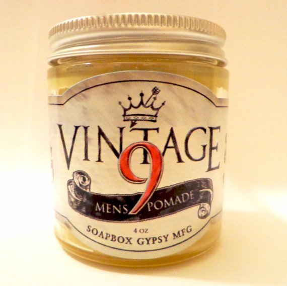 Vintage 9 Pomade 4oz by SoapboxGypsy on Etsy | Gentlemint