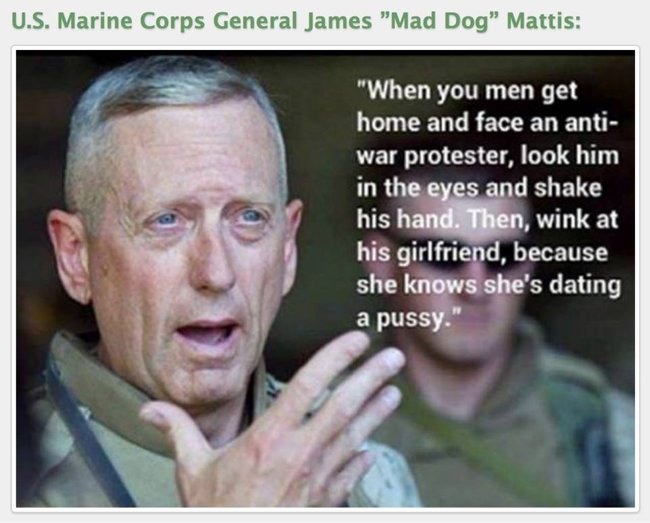 General James Mattis | Gentlemint