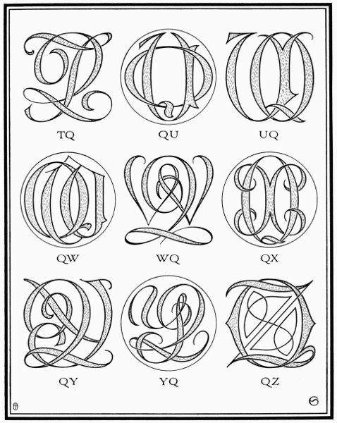 Project Gutenberg // Book of Monograms and Ciphers | Gentlemint