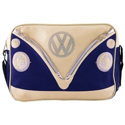 Brisa Licensed Volkswagen VW Bus Blue Messenger Bag Cross-body Purse ...