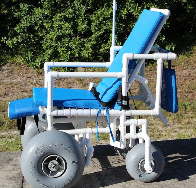 Rolleez Reclining Beach Wheelchair | Gentlemint