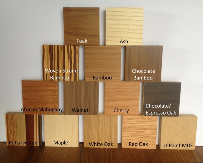 finish samples - Custom Floating Shelves | Gentlemint