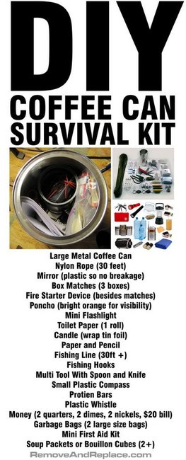 DIY Coffee Can Survival Kit | Gentlemint