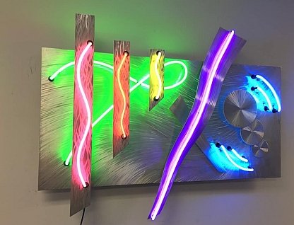 neon art by neon artist Tony Viscardi has created a beautiful neon ...