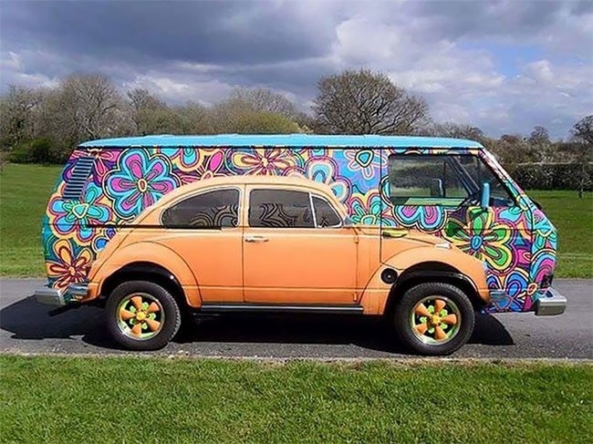 Beetle Painted On VW Bus | Gentlemint